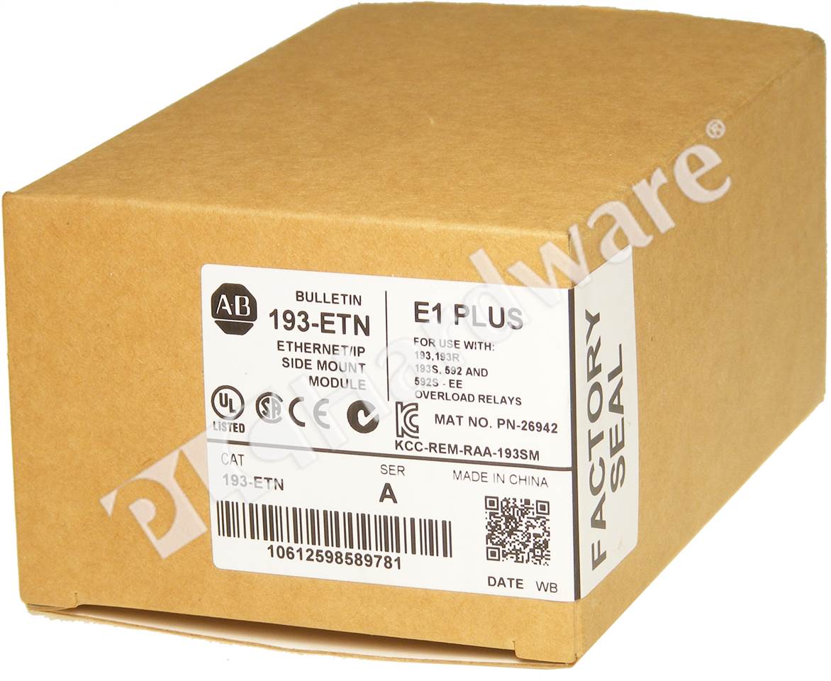 PLC Hardware - Allen Bradley 193-ETN Series A, Surplus in Open Packaging