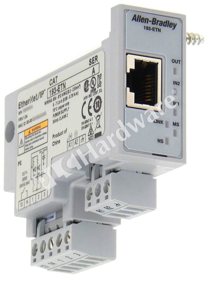 PLC Hardware - Allen Bradley 193-ETN Series A, Surplus Open Pre-owned