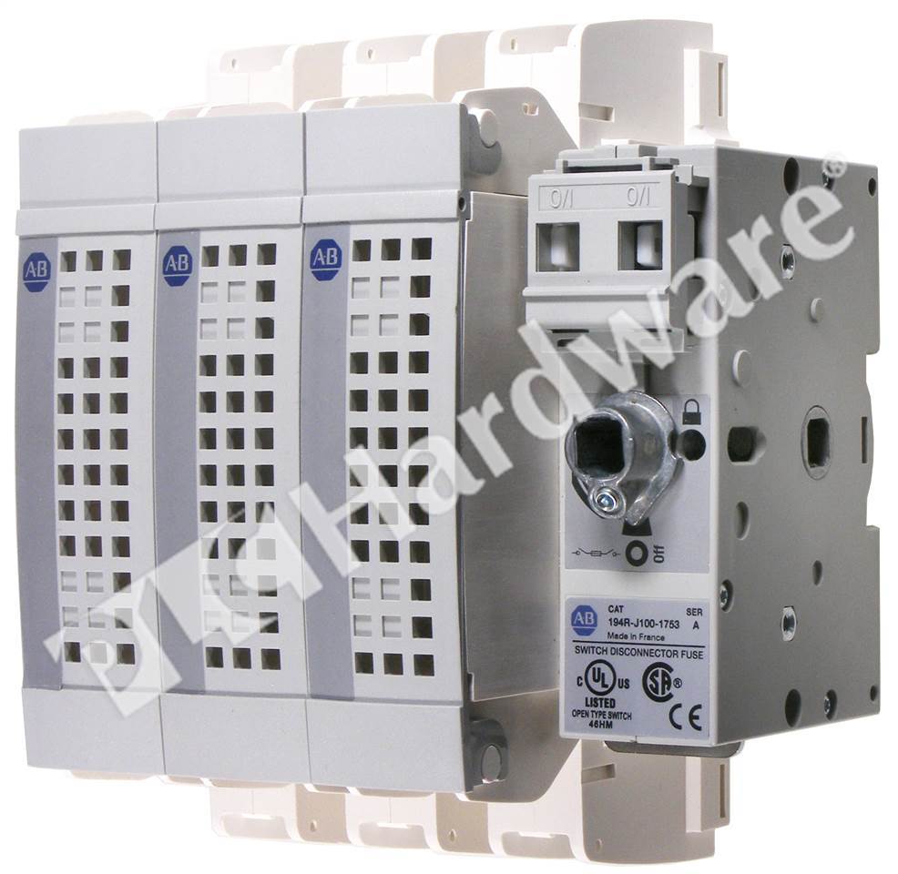 PLC Hardware: Allen-Bradley 194R-J100-1753 IEC Disconnect Switch, Fused ...