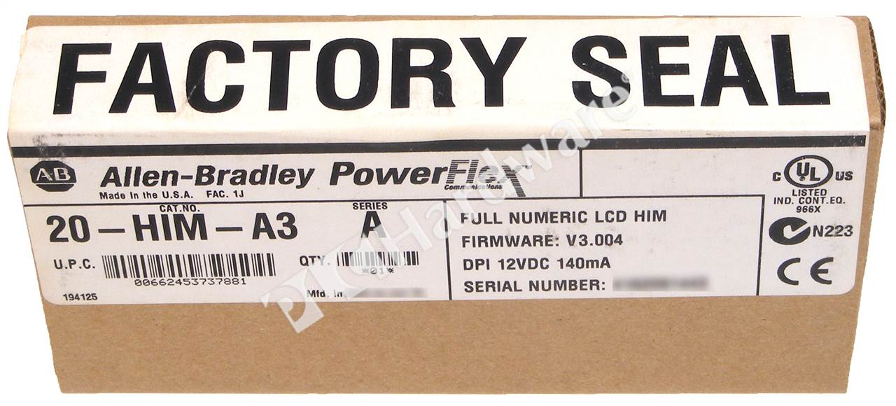 PLC Hardware - Allen Bradley 20-HIM-A3 Series A, Surplus Sealed Pre-owned