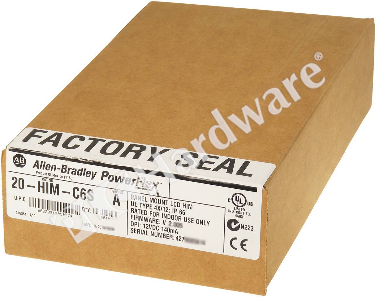 PLC Hardware: Allen-Bradley 20-HIM-C6S PowerFlex Enhanced HIM, IP66