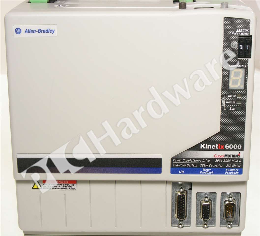 PLC Hardware: Allen-Bradley 2094-BC04-M03-S Integrated Axis Module 400/460V