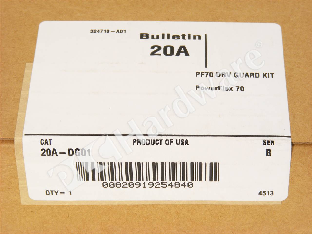 PLC Hardware: Allen-Bradley 20A-DG01 PF 40P & 70 DriveGuard Safe-Off Board