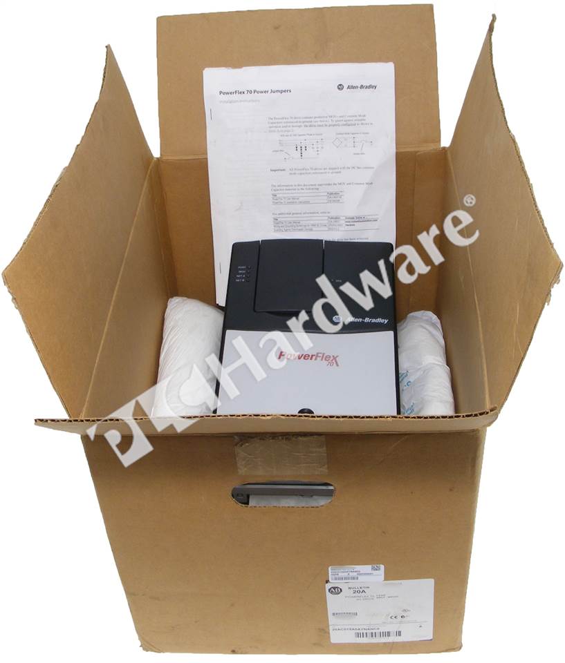 PLC Hardware: Allen-Bradley 20AC015A0AYNANC0 PowerFlex 70 400V 15.4A 7.5kW