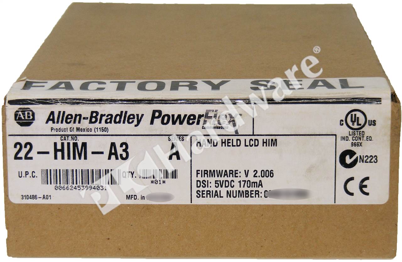 PLC Hardware - Allen Bradley 22-HIM-A3 Series A, Surplus Sealed Pre-owned