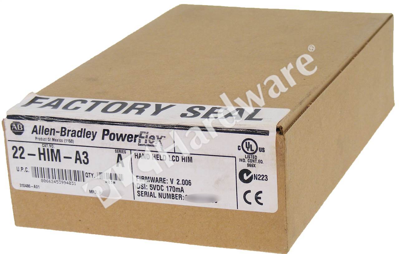 PLC Hardware - Allen Bradley 22-HIM-A3 Series A, Surplus Sealed Pre-owned