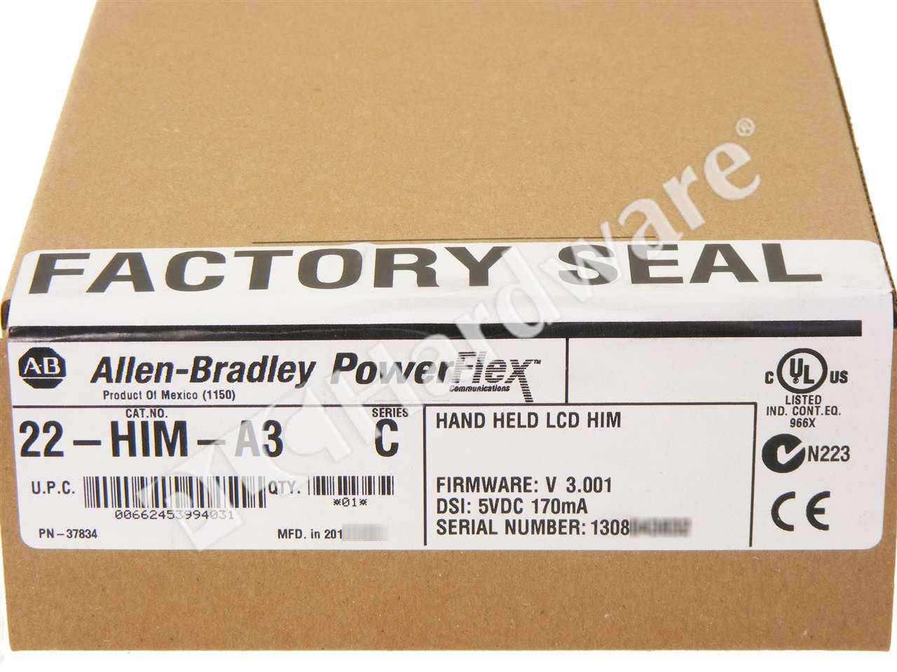 PLC Hardware - Allen Bradley 22-HIM-A3 Series C, Surplus Sealed Pre-owned