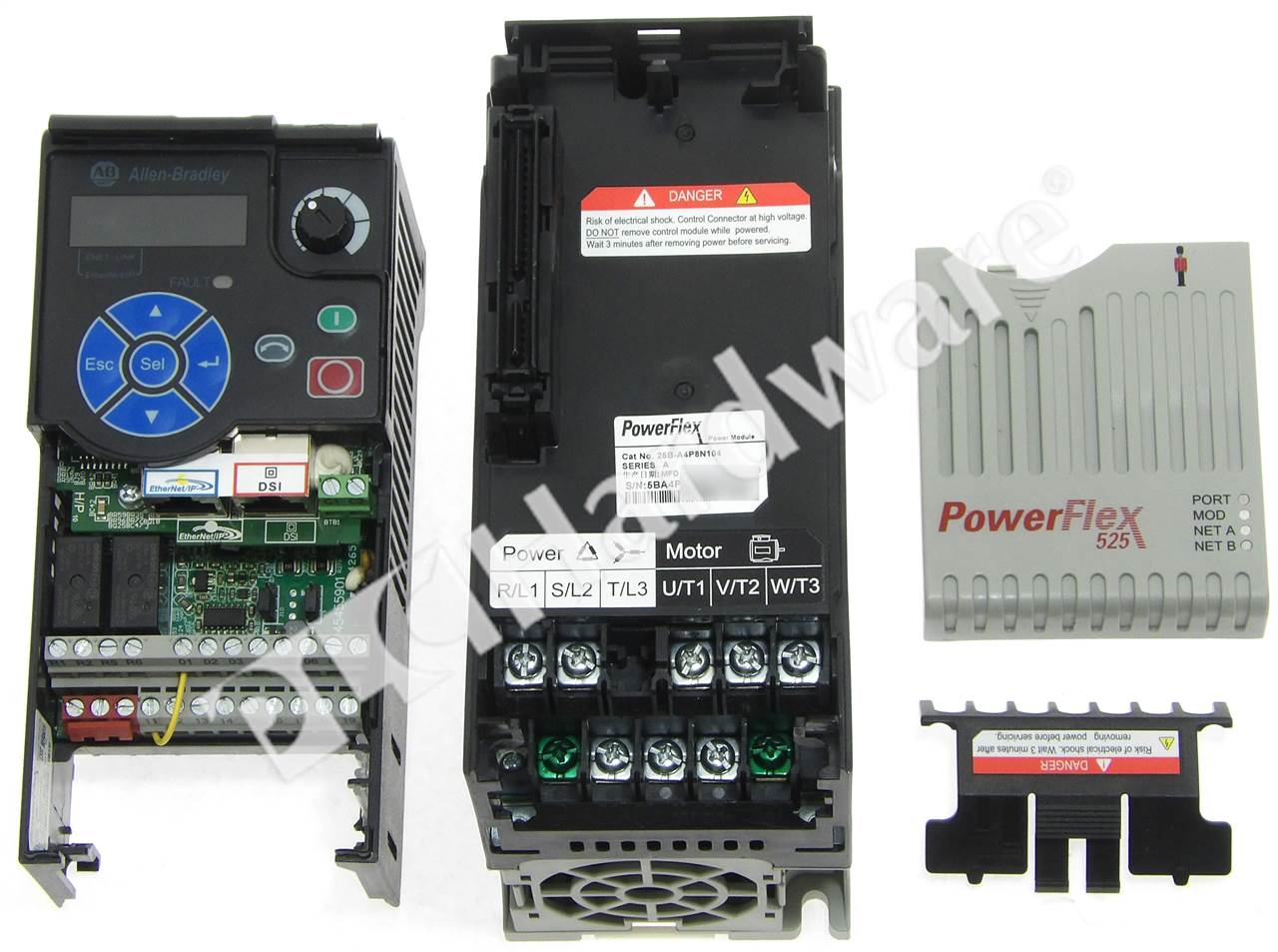 PLC Hardware - Allen Bradley 25B-A4P8N104 Series A, Surplus PLCH Pre-owned
