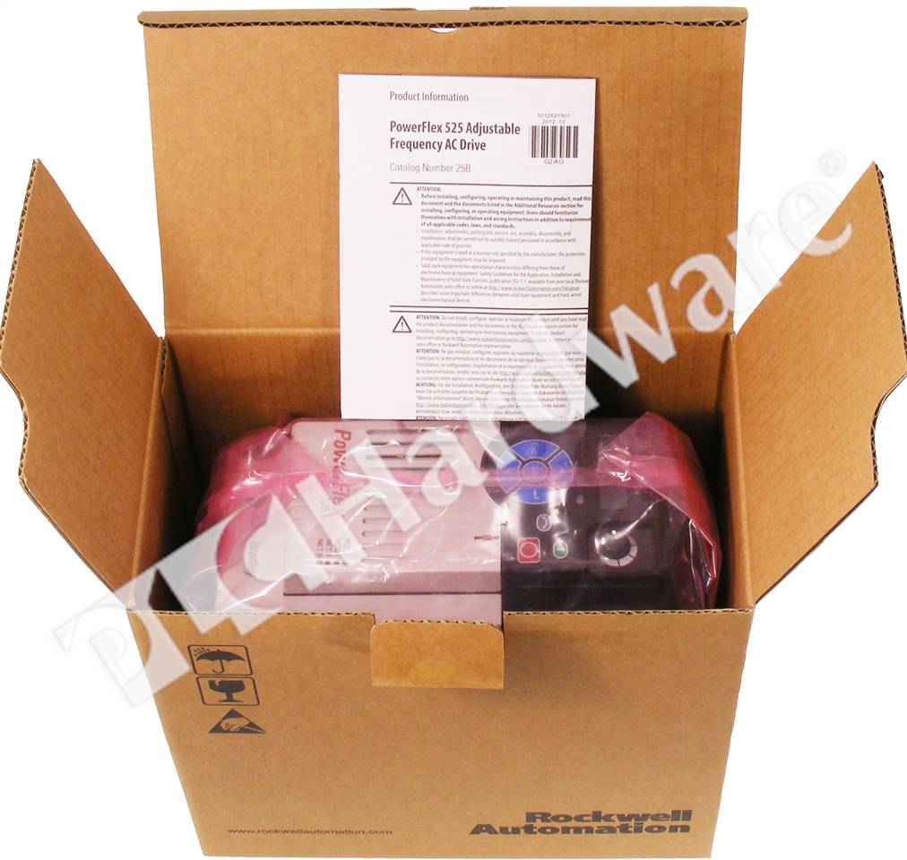 PLC Hardware: Allen-Bradley 25B-B017N104 PowerFlex 525 AC Drive 240V ...
