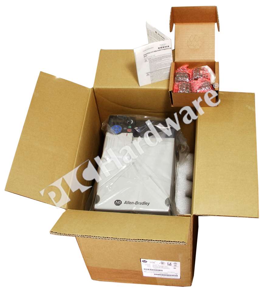 PLC Hardware: Allen-Bradley 25B-D037N114 PowerFlex 525 Drive 480V 37A 25HP