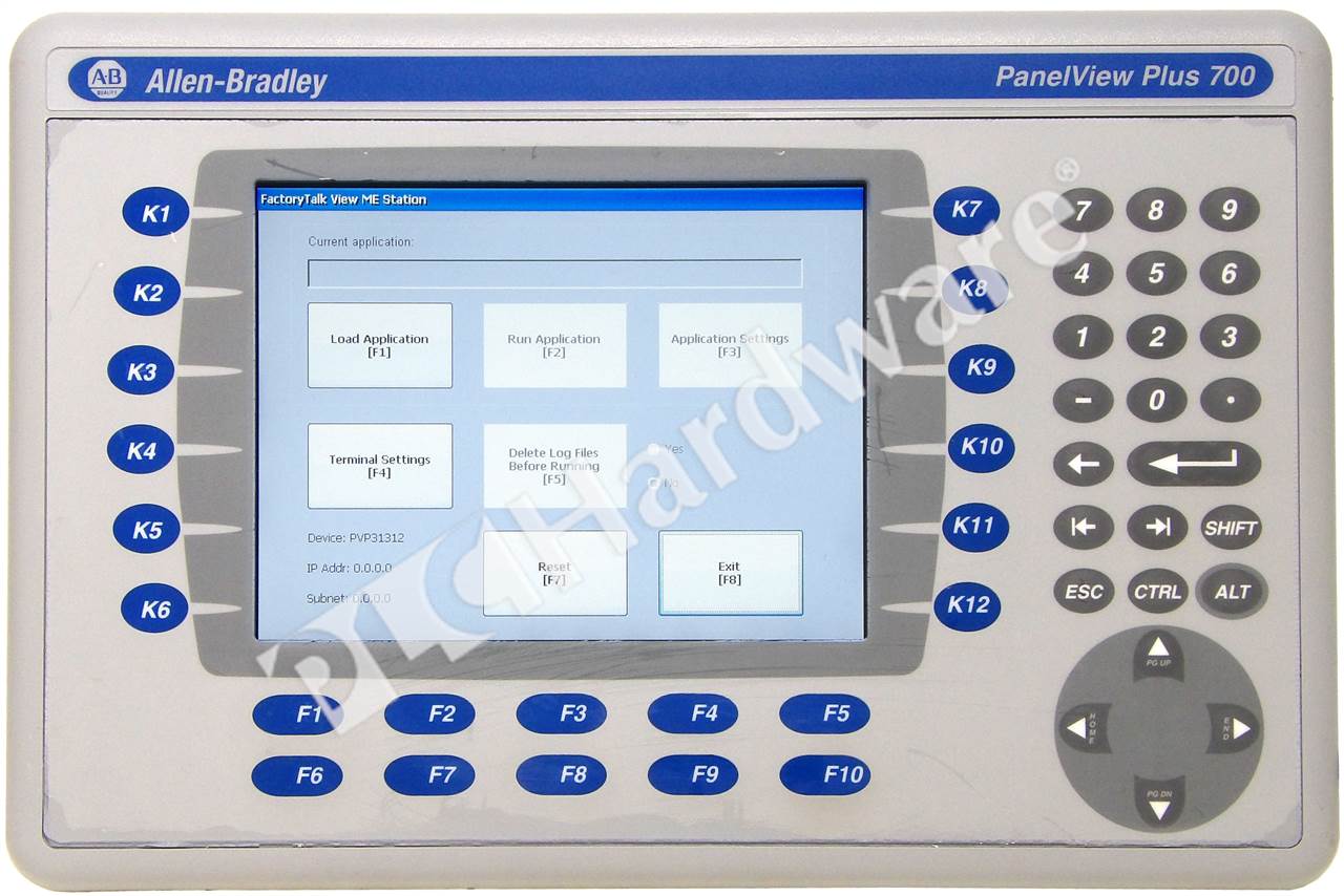 PLC Hardware - Allen Bradley 2711P-K7C4A8 Series A, Used in PLCH Packaging