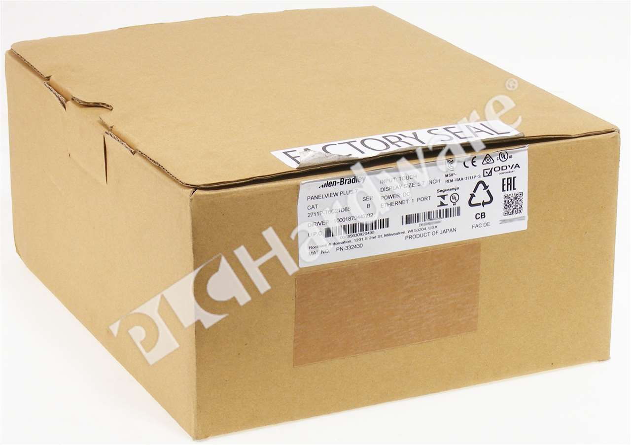 PLC Hardware - Allen Bradley 2711P-T6C21D8S Series B, New Surplus Open