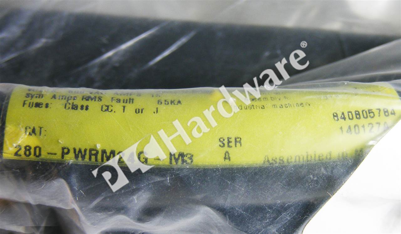 PLC Hardware - Allen Bradley 284-PWRM24G-M3 Series A, Surplus Sealed ...