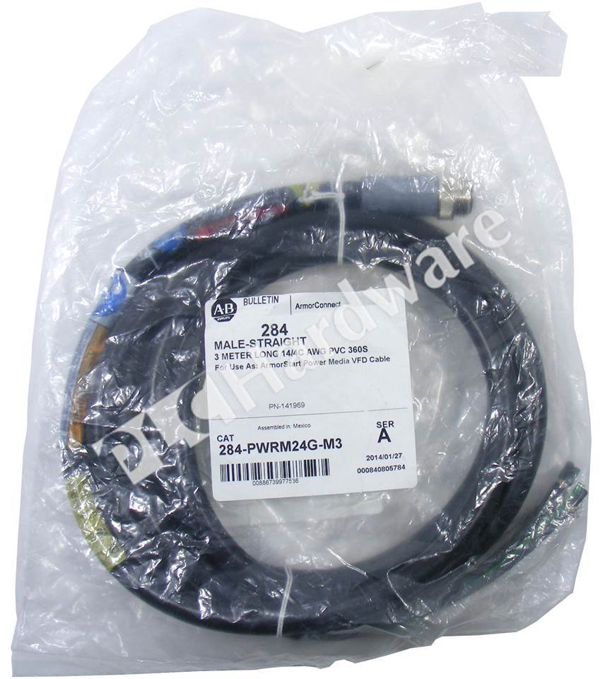 PLC Hardware - Allen Bradley 284-PWRM24G-M3 Series A, Surplus Sealed ...