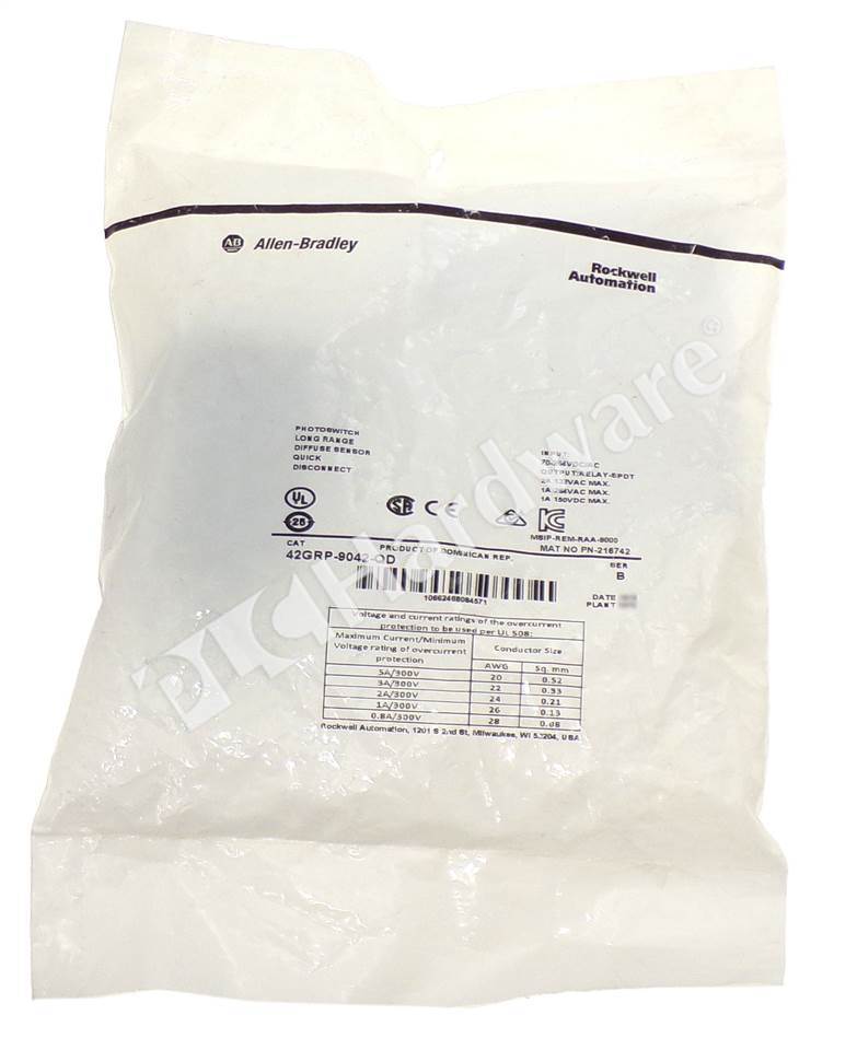 PLC Hardware - Allen Bradley 42GRP-9042-QD Series B, Surplus Sealed Pre ...