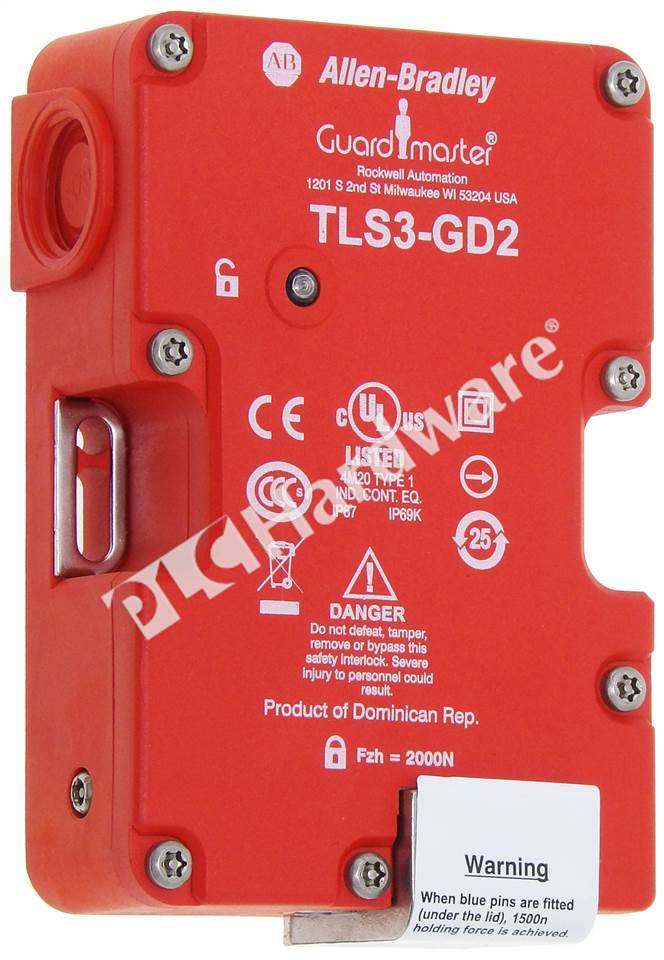 PLC Hardware: Allen-Bradley 440G-T27134 Guard Locking Switch TLS3-GD2