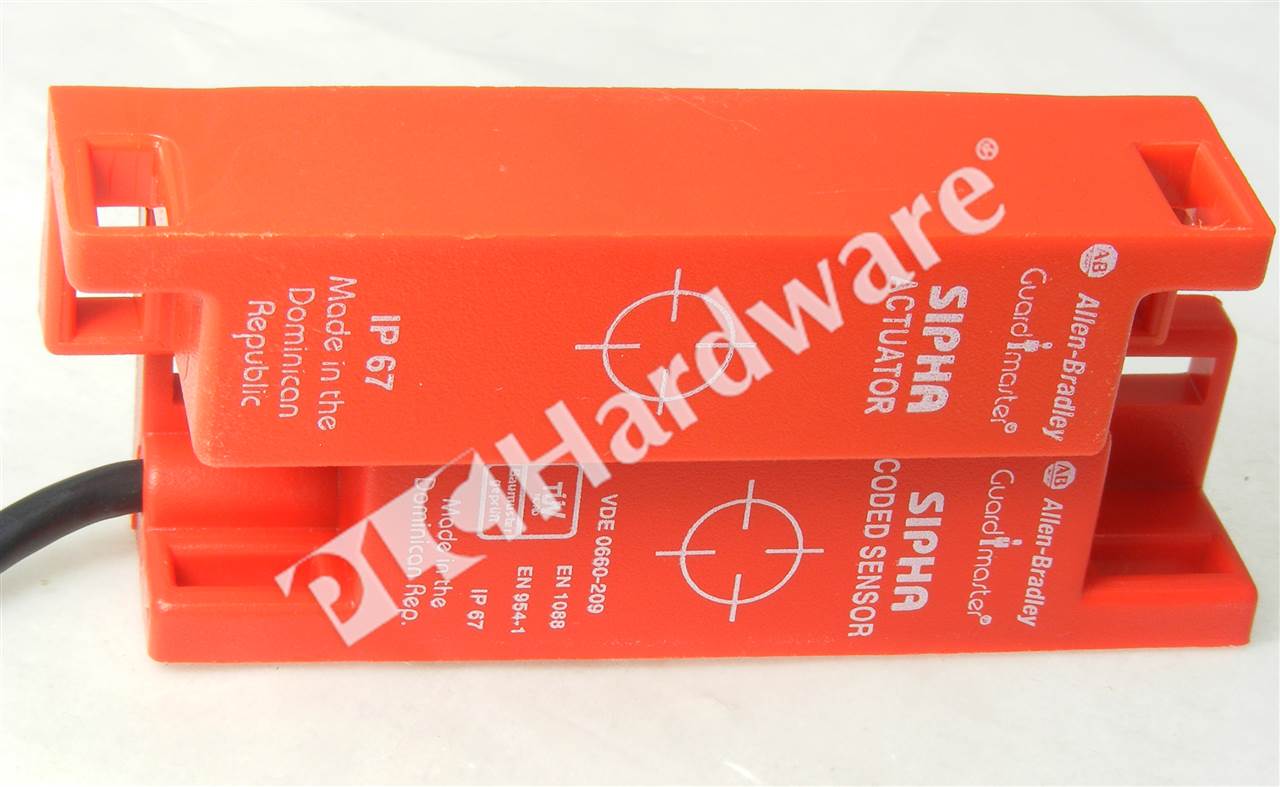PLC Hardware: Allen-Bradley 440N-S32017 Sipha S21 Interlock Switch, 1NC 1NO