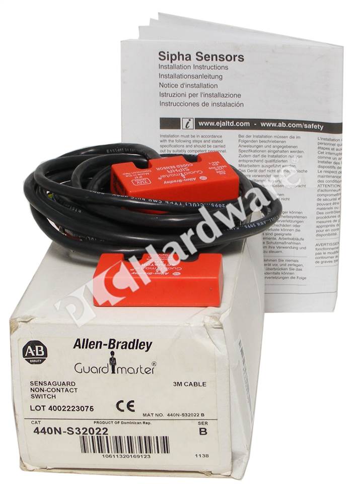 PLC Hardware: Allen-Bradley 440N-S32022 Non-Contact Interlock Switch ...