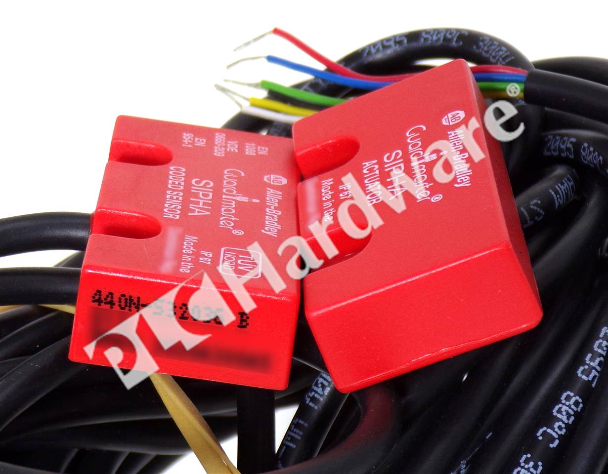PLC Hardware: Allen-Bradley 440N-S32036 Sipha S13 Interlock Switch 2NO 1NC