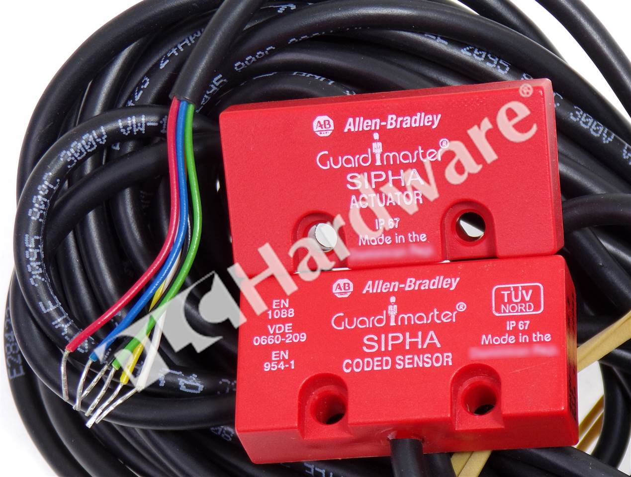 PLC Hardware: Allen-Bradley 440N-S32036 Sipha S13 Interlock Switch 2NO 1NC