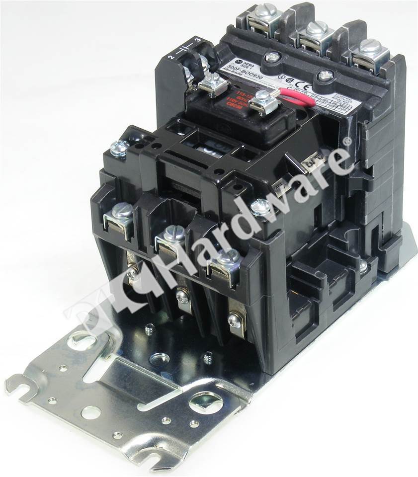 PLC Hardware: Allen-Bradley 500F-BOD930 NEMA Contactor, Motor Loads, Size 1