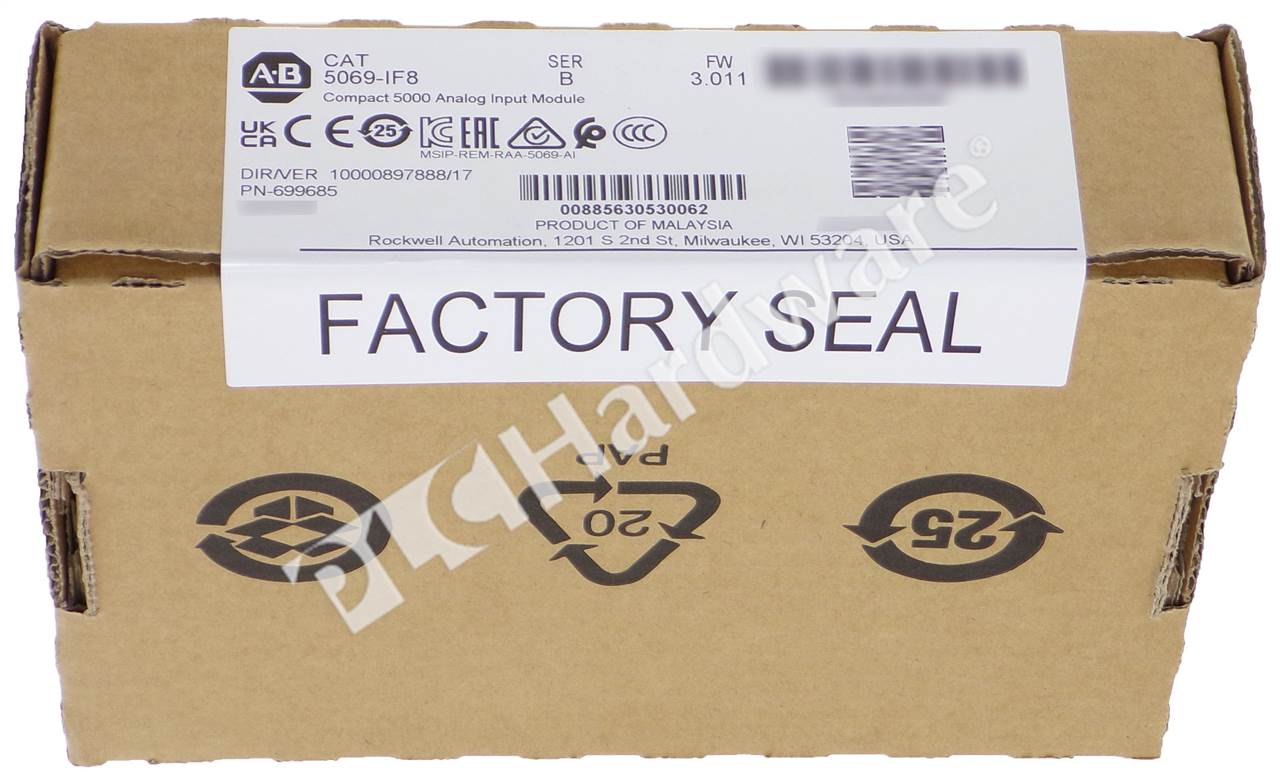 PLC Hardware - Allen Bradley 5069-IF8 Series B, Surplus Sealed Pre-owned