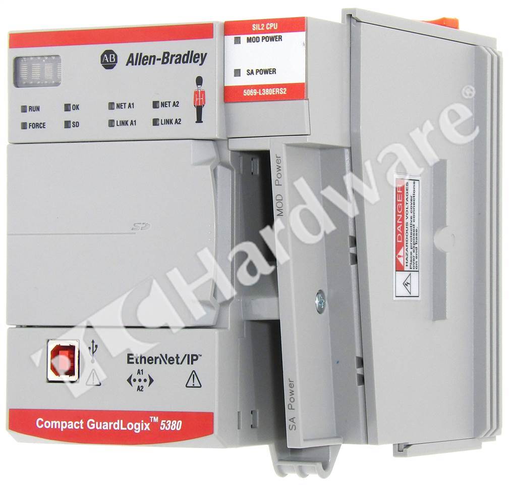 PLC Hardware: Allen-Bradley 5069-L380ERS2 GuardLogix 5380 Safety Controller