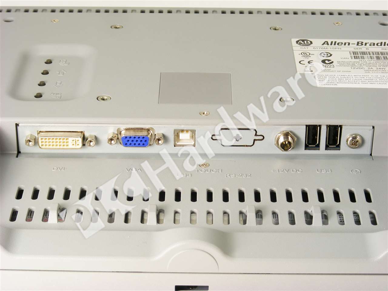 PLC Hardware: Allen-Bradley 6176M-15PN VersaView 1550M Flat Panel Monitor