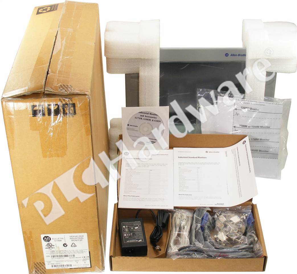 PLC Hardware: Allen-Bradley 6176M-15PT VersaView 1550M Monitor, Touch