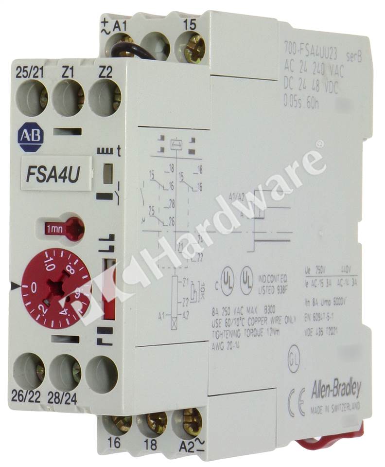 PLC Hardware - Allen Bradley 700-FSA4UU23 Series B, Surplus Open Pre-owned