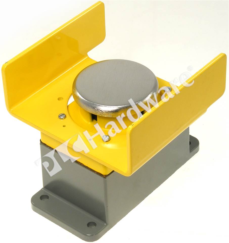 PLC Hardware: Allen-Bradley 800P-S2CG1A Palm Operated Push Button, Chrome