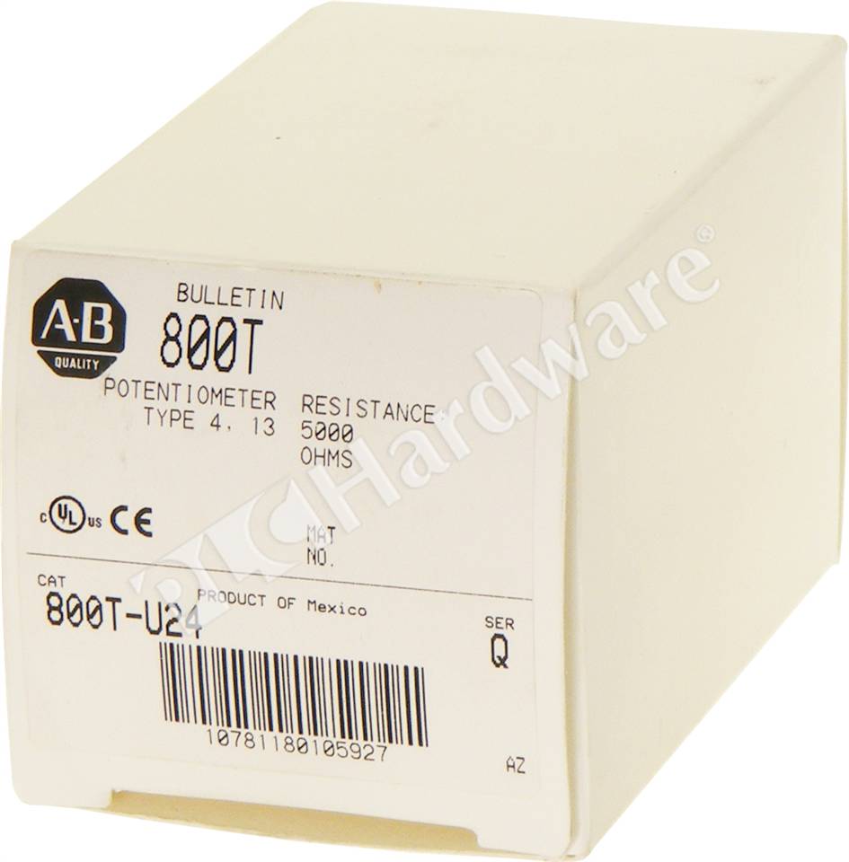 PLC Hardware - Allen Bradley 800T-U24, Surplus Sealed Pre-owned