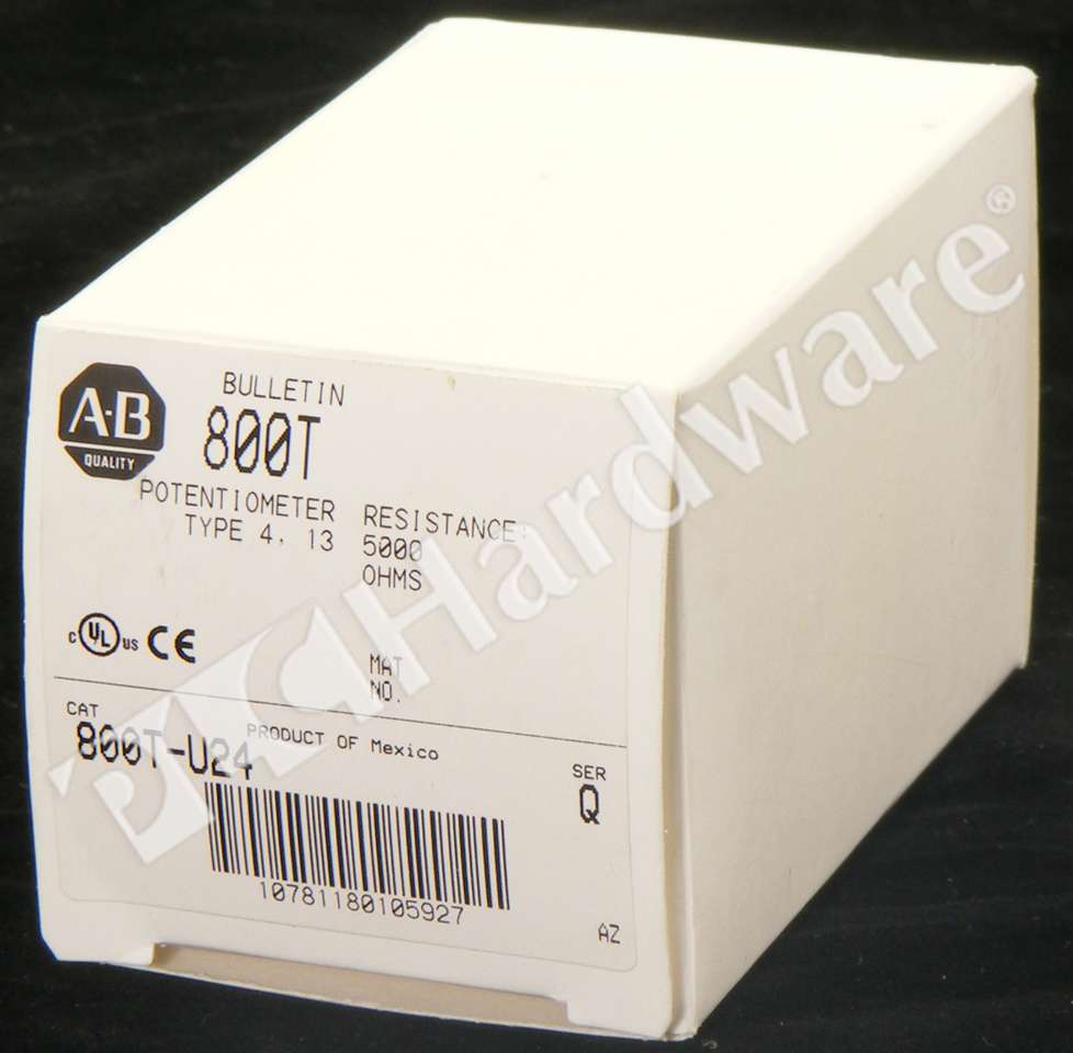 PLC Hardware - Allen Bradley 800T-U24 Series Q, Surplus Open Pre-owned