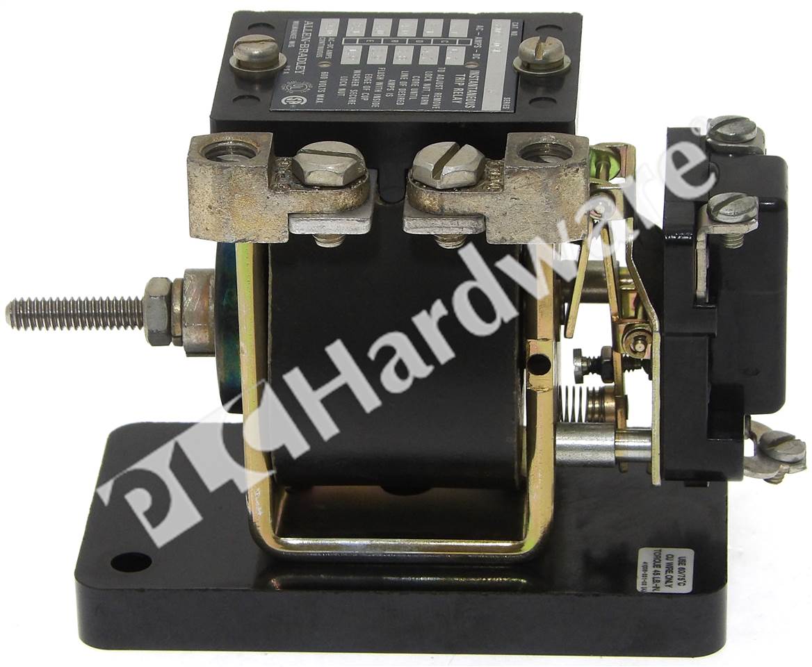 PLC Hardware: Allen-Bradley 809-A03E Instantaneous Trip Current Relay, 4A