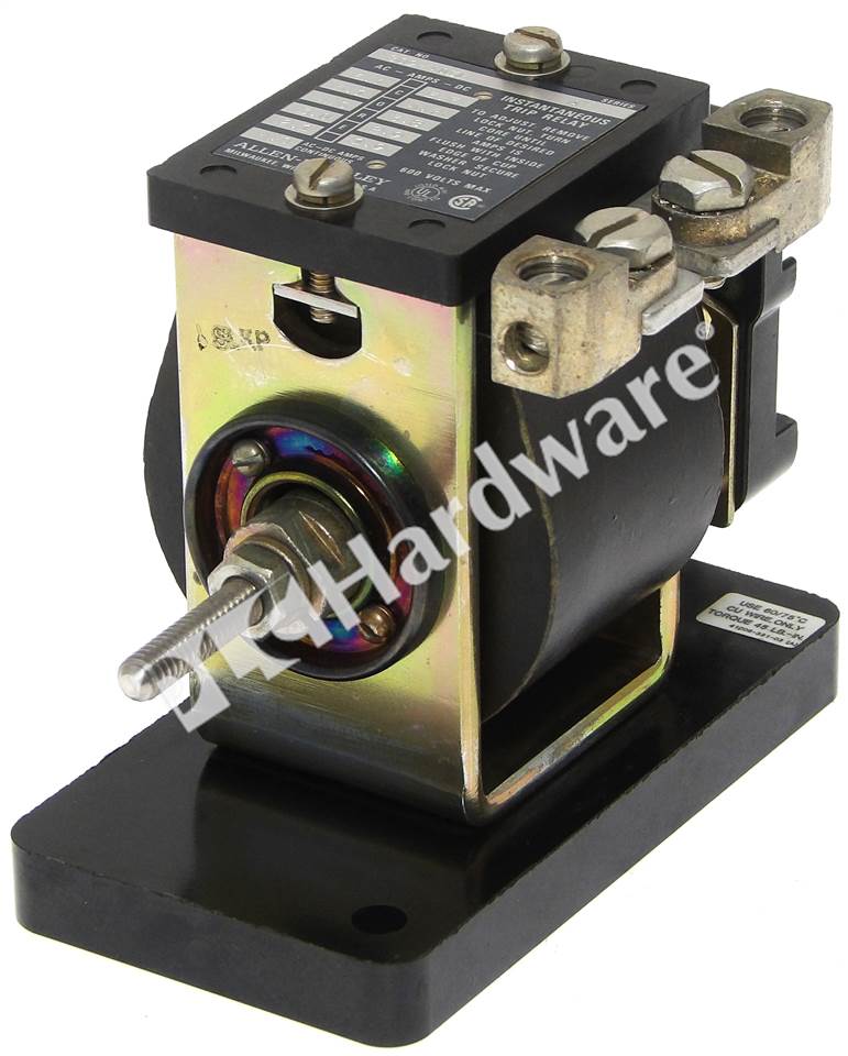 PLC Hardware: Allen-Bradley 809-A03E Instantaneous Trip Current Relay, 4A