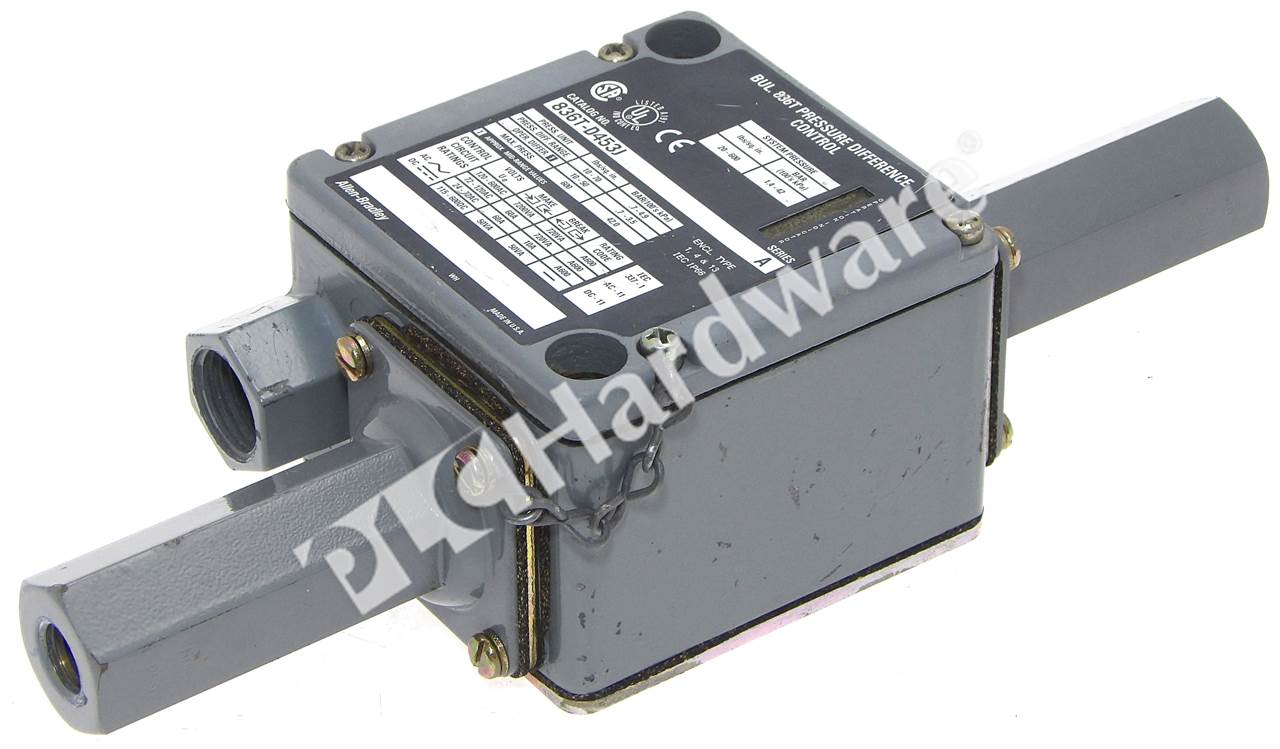 PLC Hardware - Allen Bradley 836T-D453J Series A, Used PLCH Packaging