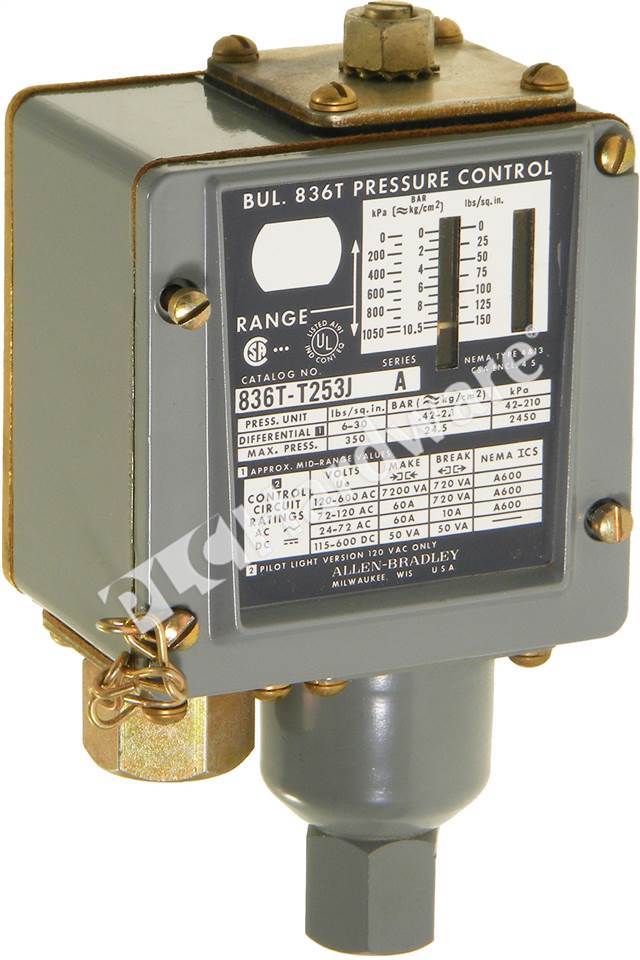 PLC Hardware - Allen Bradley 836T-T253J Series A, Used PLCH Packaging
