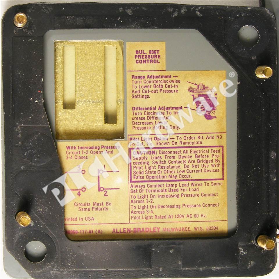 PLC Hardware - Allen Bradley 836T-T261J Series A, Used PLCH Packaging