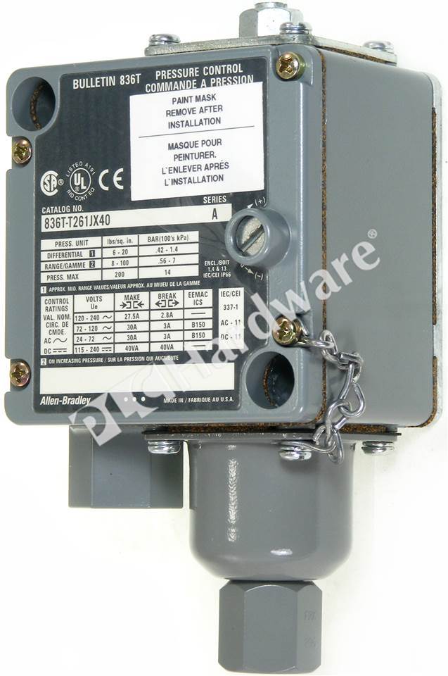 PLC Hardware - Allen Bradley 836T-T261J Series A, Surplus PLCH Pre-owned