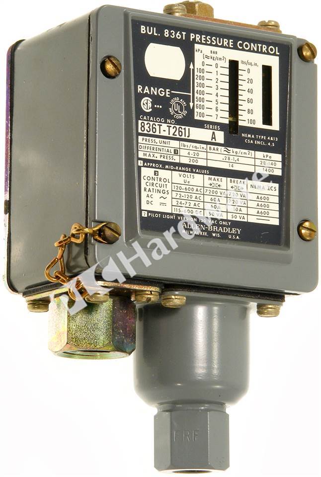 PLC Hardware - Allen Bradley 836T-T261J Series A, Used PLCH Packaging