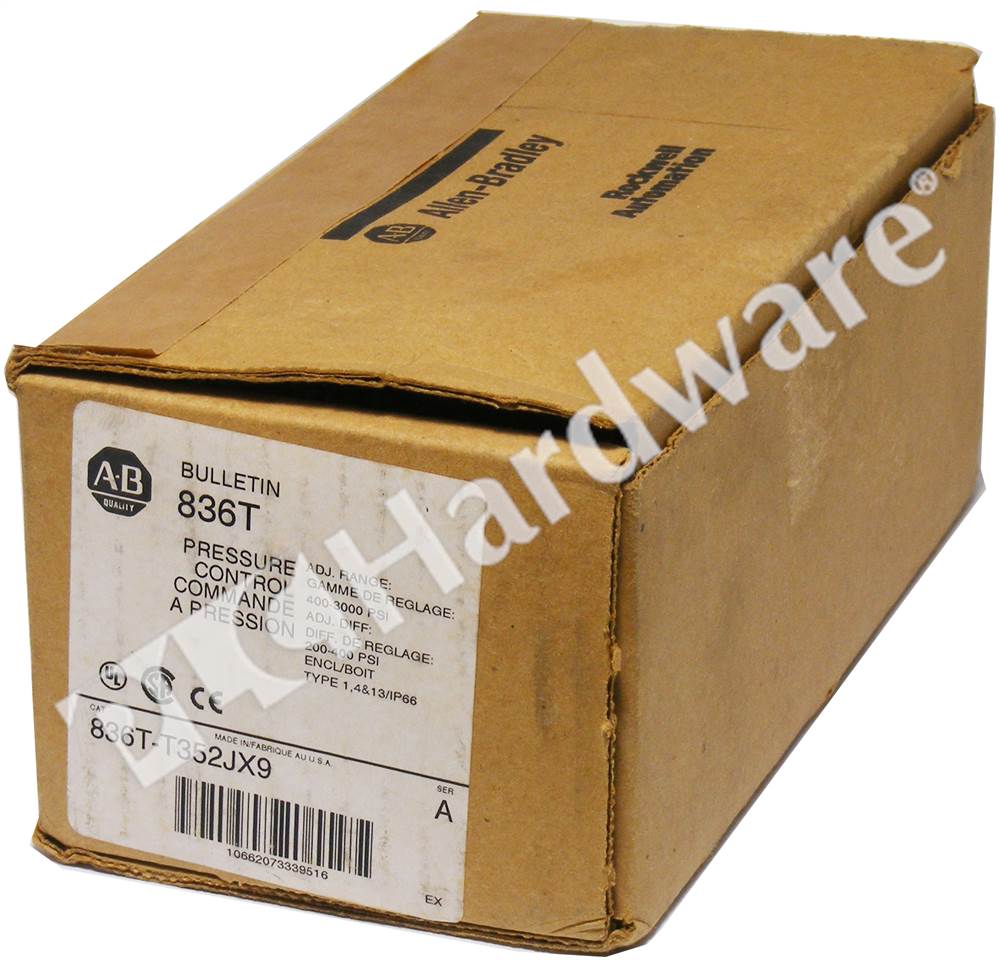 PLC Hardware: Allen-Bradley 836T-T352JX9 T-Style Pressure Control 400 ...