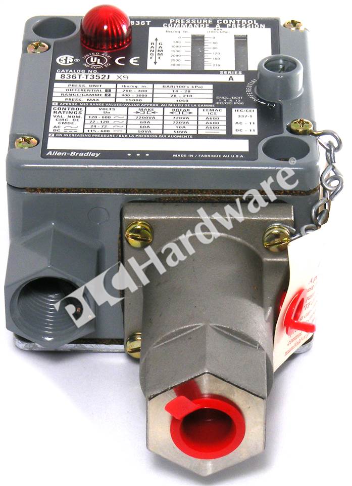 PLC Hardware - Allen Bradley 836T-T352JX9 Series A, Used PLCH Packaging