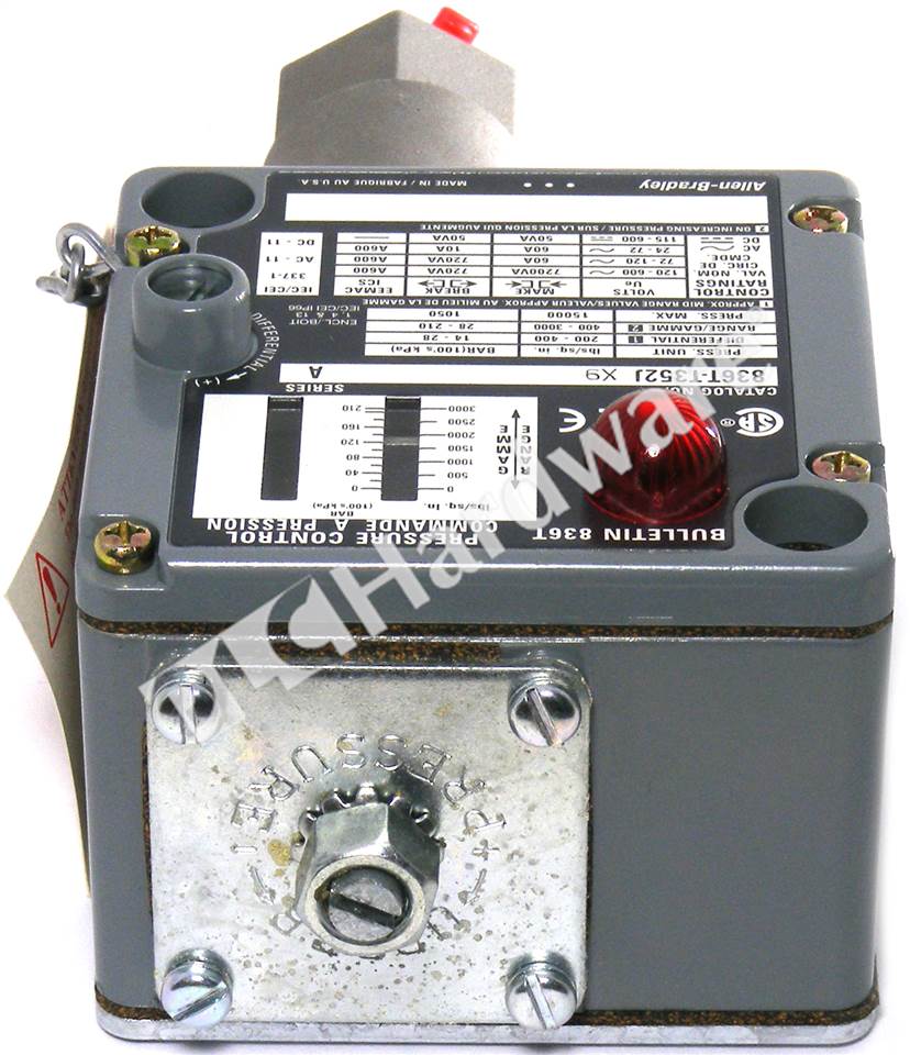 PLC Hardware - Allen Bradley 836T-T352JX9 Series A, Surplus Open Pre-owned