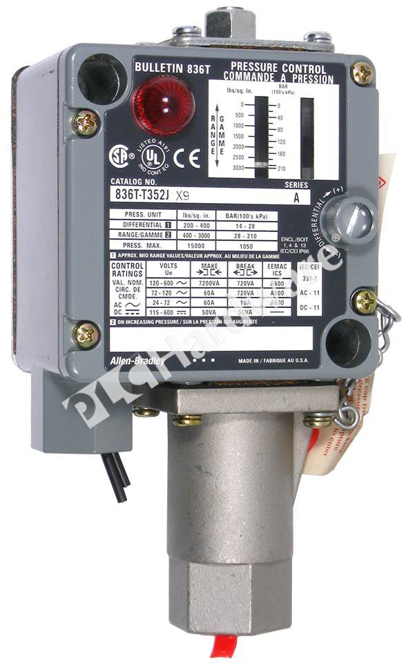 PLC Hardware: Allen-Bradley 836T-T352JX9 T-Style Pressure Control 400 ...