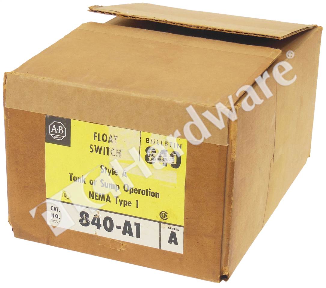 PLC Hardware - Allen Bradley 840-A1 Series A, Surplus Open Pre-owned