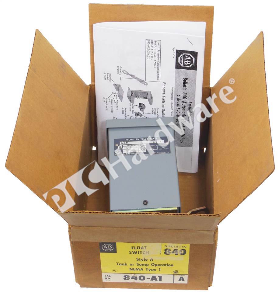 PLC Hardware - Allen Bradley 840-A1 Series A, Surplus Open Pre-owned