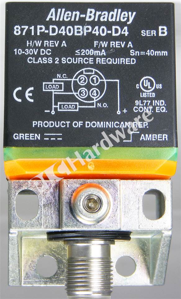 PLC Hardware - Allen Bradley 871P-D40BP40-D4 Series B, Used PLCH Packaging