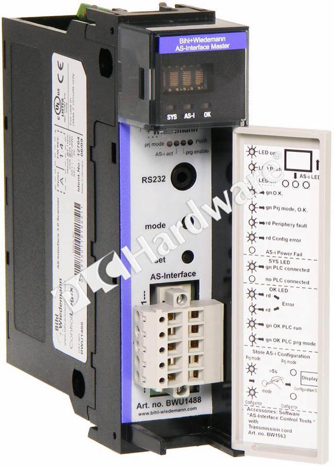 PLC Hardware: Bihl+Wiedemann BWU1488 AS-Interface 3.0 Master/Scanner Module