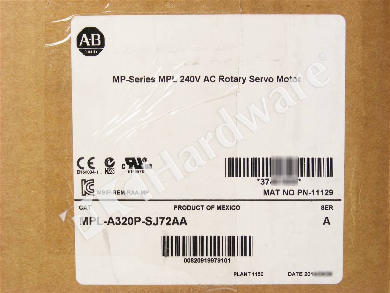 PLC Hardware - Allen Bradley MPL-A320P-SJ72AA Series A, Surplus Open ...