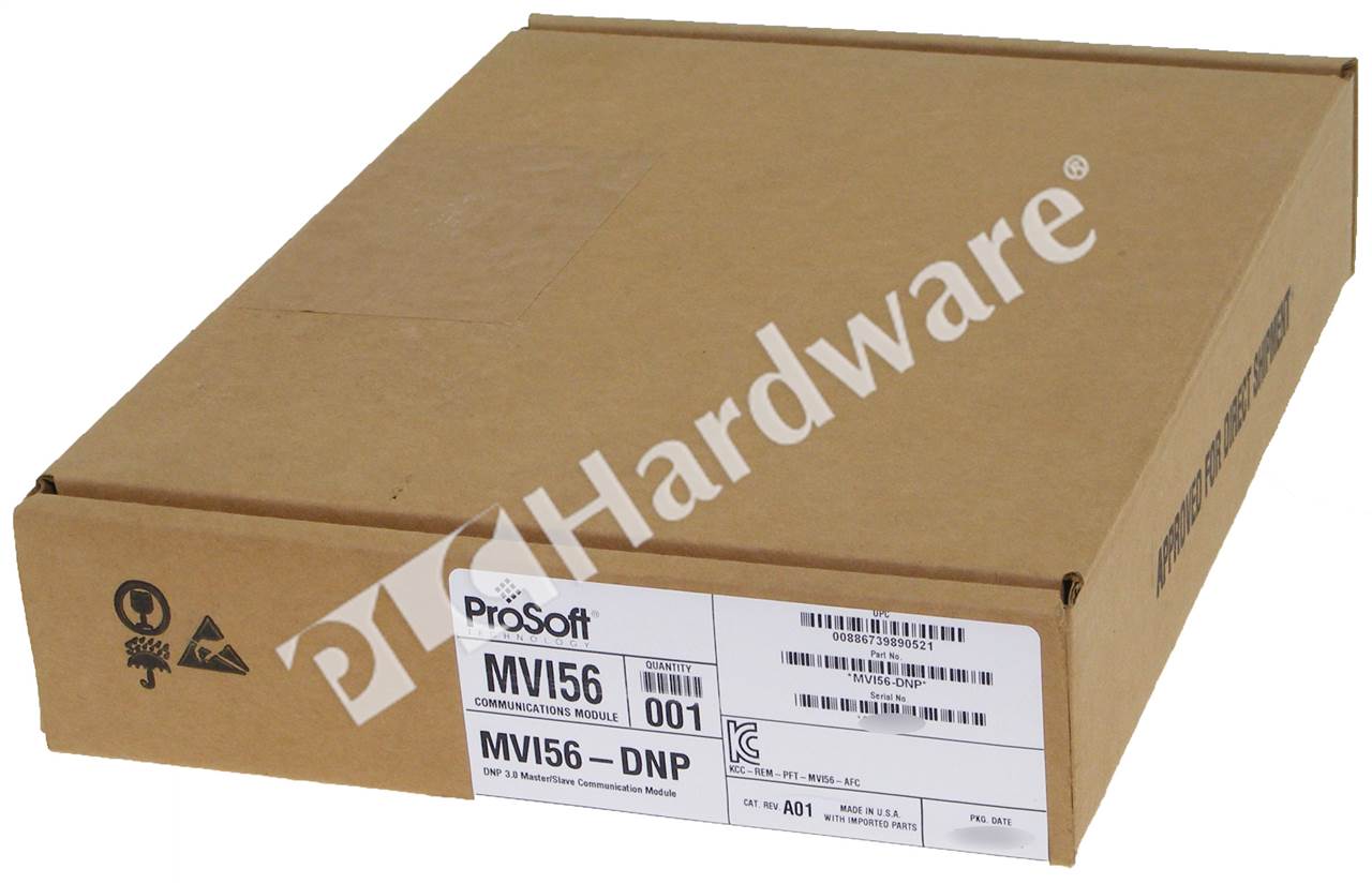 PLC Hardware: ProSoft Technology MVI56-DNP DNP 3.0 Master/Slave Interface